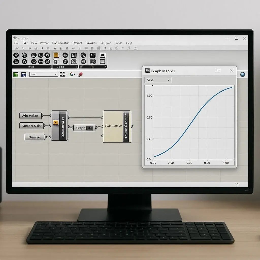 Master Parametric Curves with Riched Graph Mapper